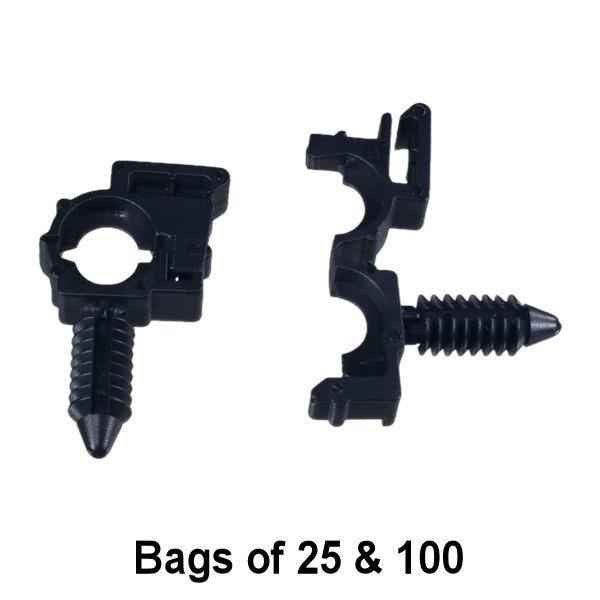 plastic wire loom clips